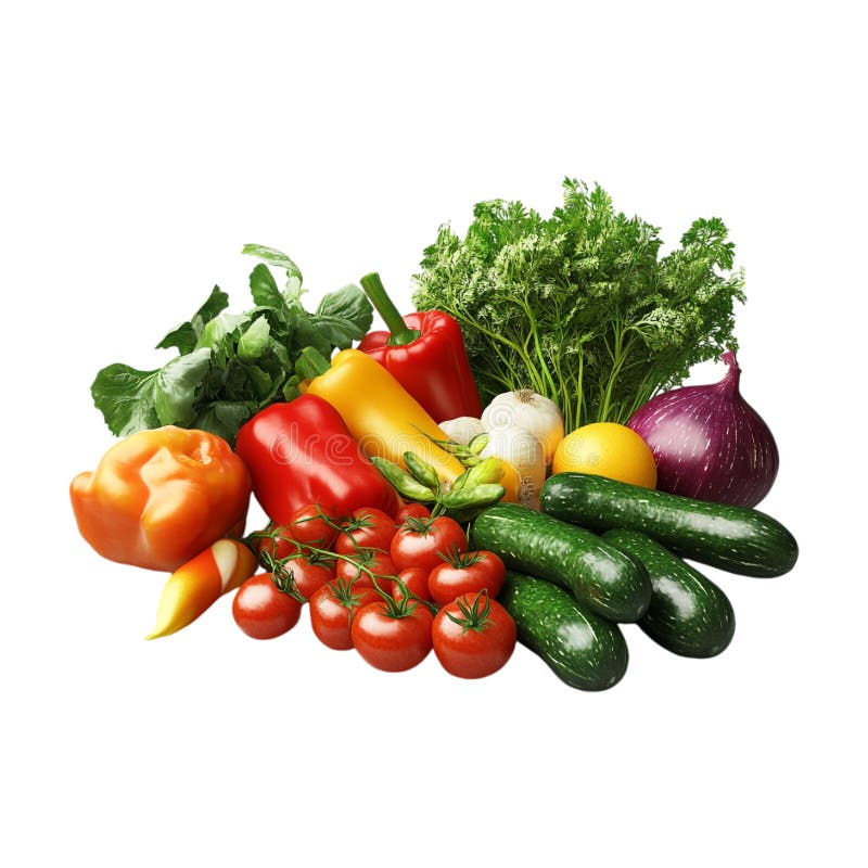 Transparent or PNG Image of Mix Vegetables Stock Illustration ...