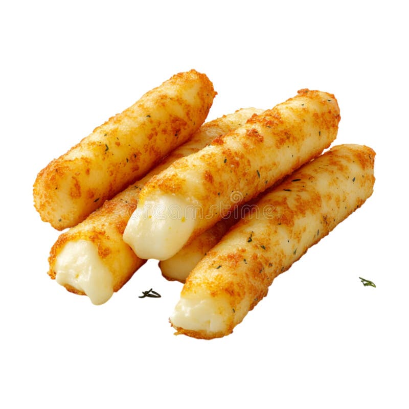 Transparent or PNG Image of Mozzarella Sticks Stock Illustration ...