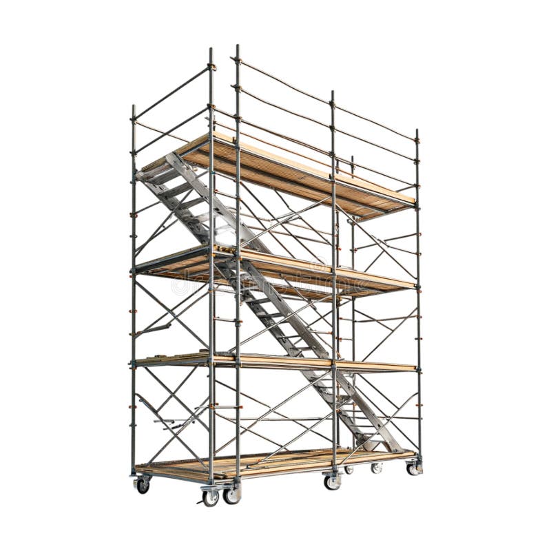 Transparent or PNG Image of Multi-Level Scaffolding Stock Illustration ...