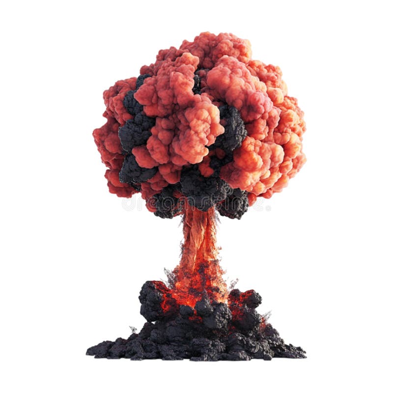Transparent or PNG Image of Nuclear Explosion Stock Illustration ...