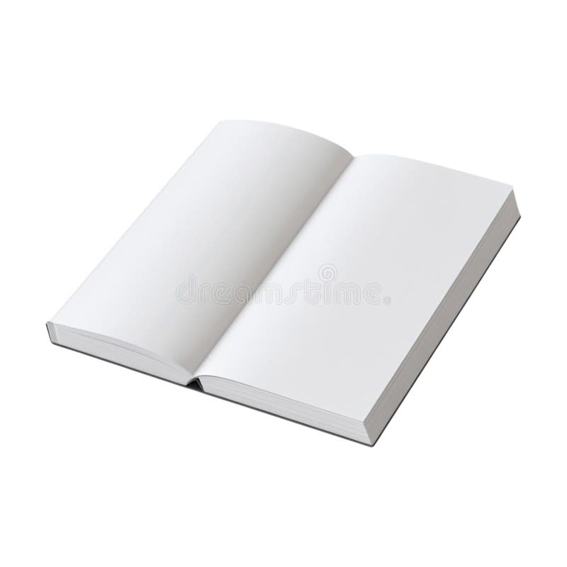 Transparent or PNG Image of Open Book Stock Illustration - Illustration ...