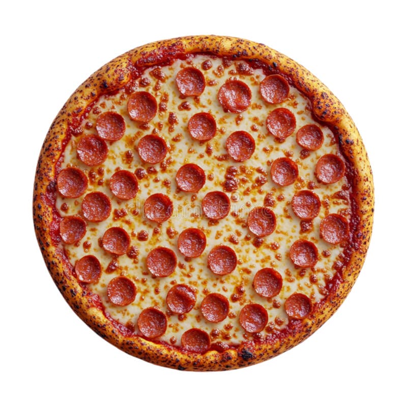 Transparent or PNG Image of Pepperoni Pizza Stock Illustration ...