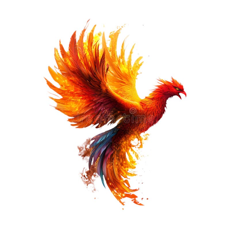 Transparent or PNG Image of Phoenix Bird Stock Image - Image of beak ...