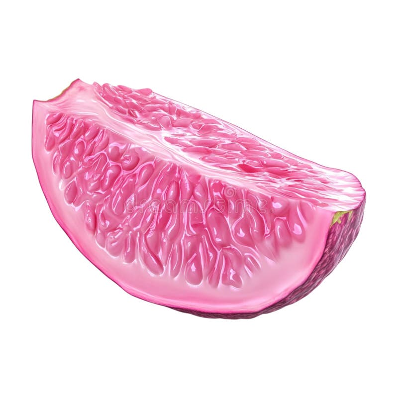 Transparent or PNG Image of Pink Grapefruit Slices Stock Illustration ...