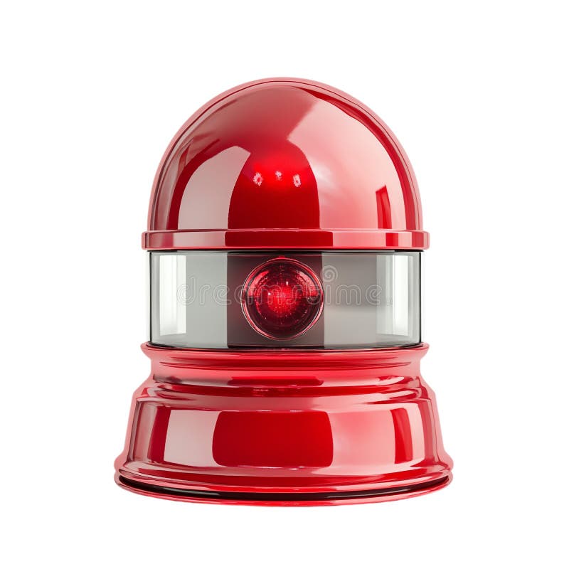 Transparent or PNG Image of Red Alert Siren Stock Photo - Image of pink ...