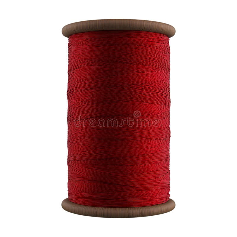 Transparent or PNG Image of Red Thread Spool Stock Illustration ...
