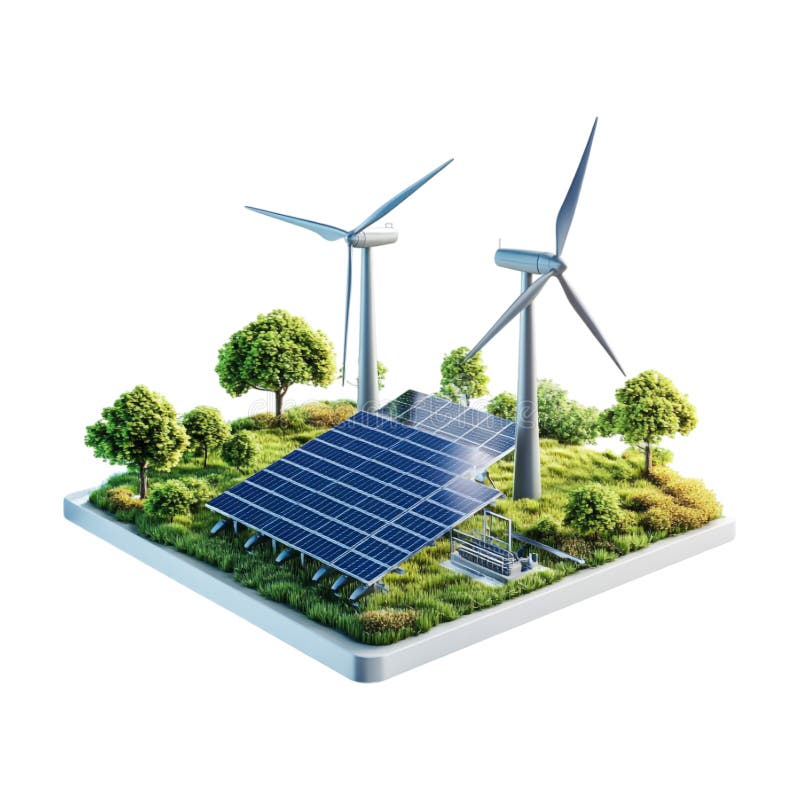 Transparent or PNG Image of Renewable Energy Source Stock Illustration ...