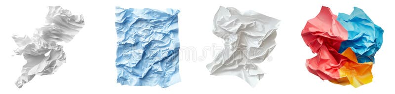 Transparent or PNG Image of Rough Paper Piece Pack Stock Illustration ...