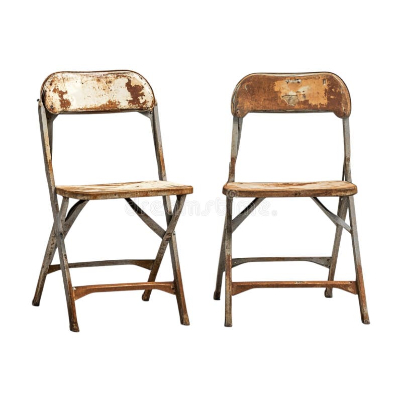 Transparent or PNG Image of Rustic Wooden Folding Chairs Stock ...