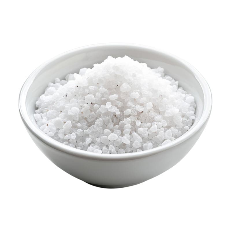 Transparent or PNG Image of Salt in a Bowl Stock Illustration ...