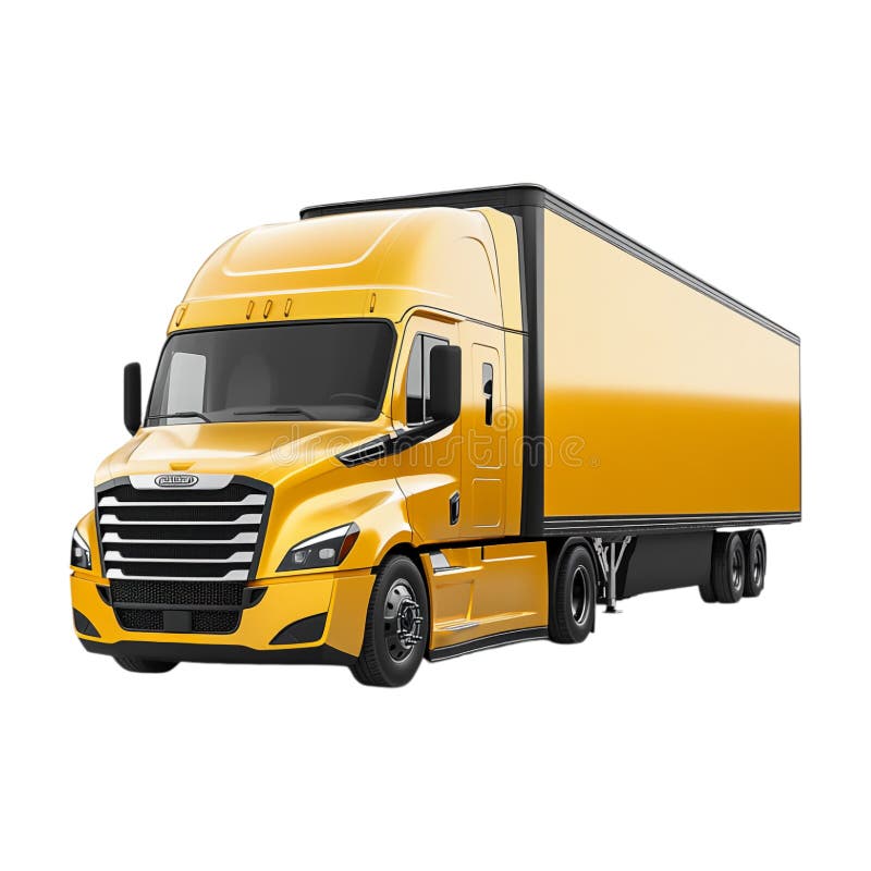 Transparent or PNG Image of Semi Truck Stock Illustration ...
