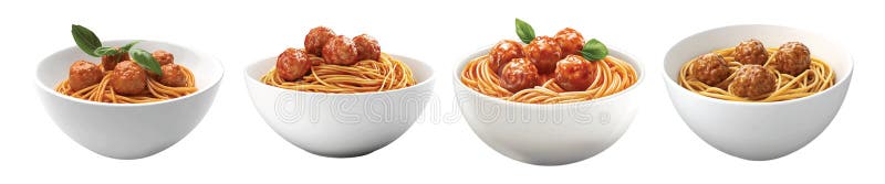 Transparent or PNG Image of Spaghetti and Meatballs Pack Stock ...