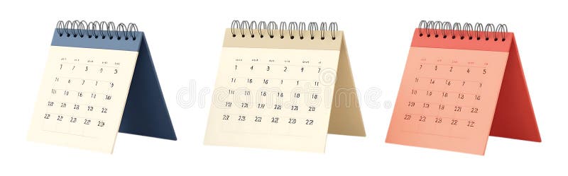 Transparent or PNG Image of Spiral Bound Calendars with Different ...