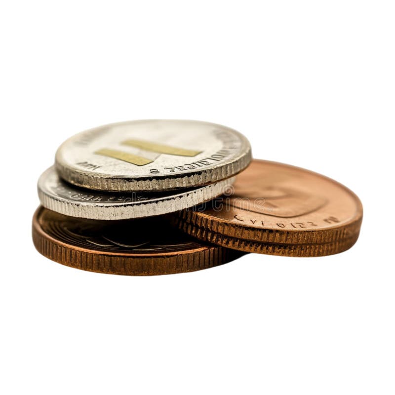Transparent or PNG Image of Stack of Coins Stock Illustration ...