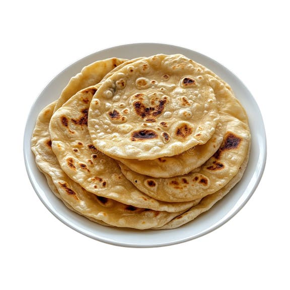 Transparent or PNG Image of Stack of Rotis Stock Illustration ...