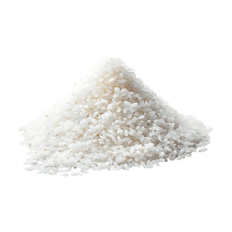 Transparent or PNG Image of Stack of White Rice Stock Illustration ...