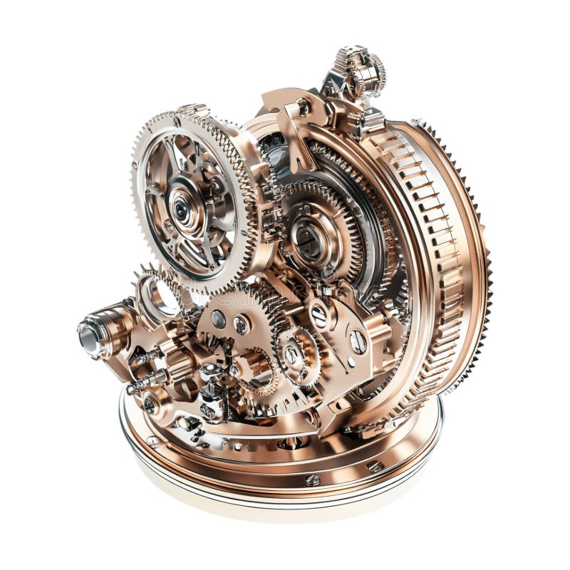 Transparent or PNG Image of Steampunk Gear Mechanism Stock Illustration ...