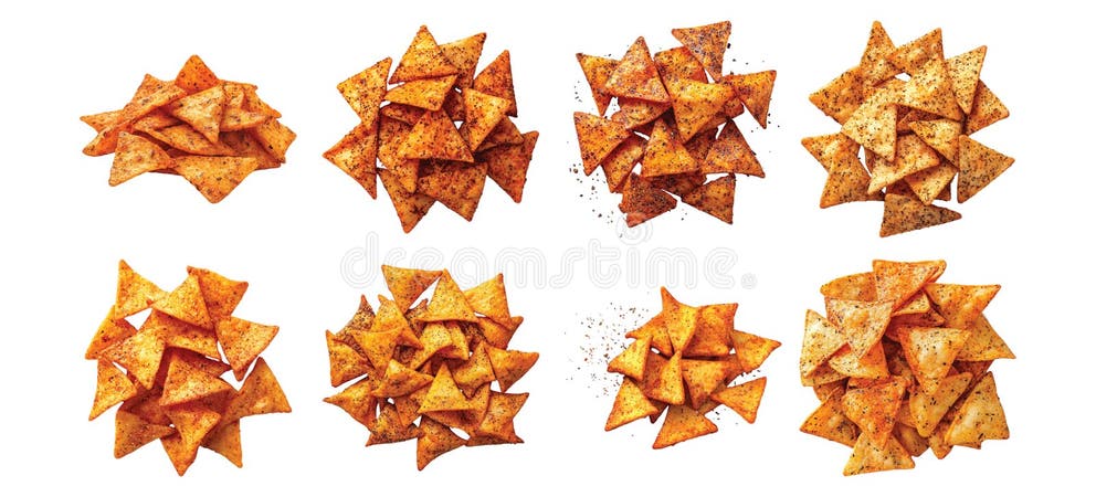 Transparent or PNG Image of Triangular Fried Chips Pack Stock ...