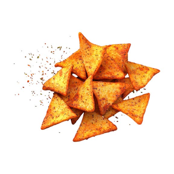 Transparent or PNG Image of Triangular Fried Chips Stock Illustration ...