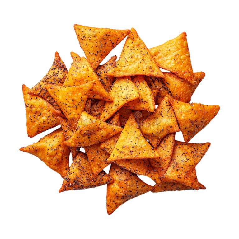 Transparent or PNG Image of Triangular Fried Chips Stock Illustration ...