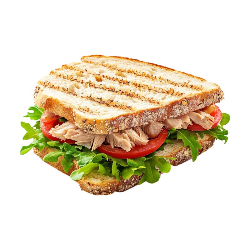 Transparent or PNG Image of a Tuna Sandwich Stock Illustration ...