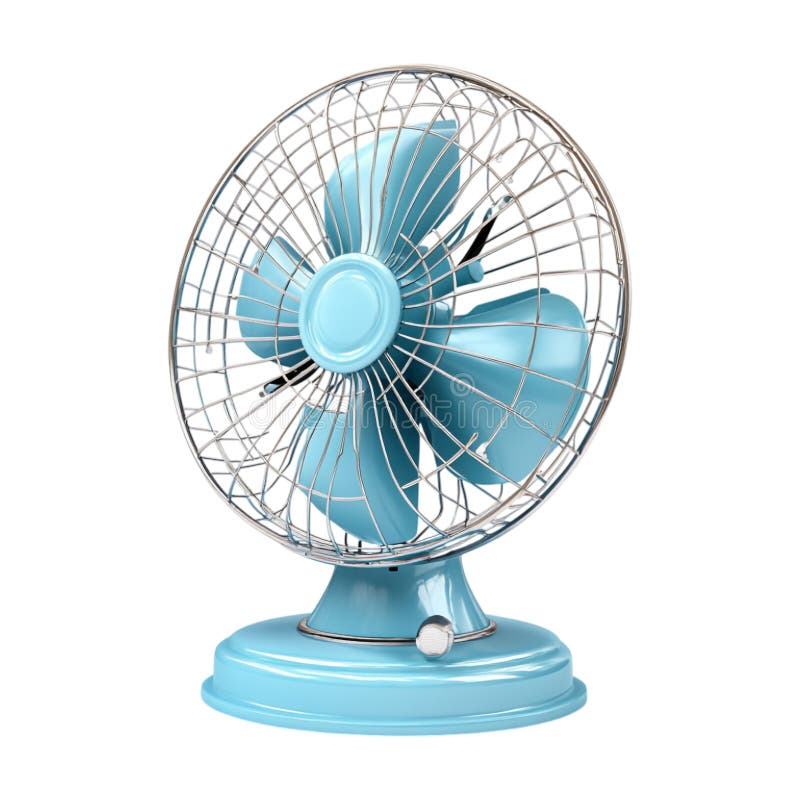 Transparent or PNG Image of Vintage Table Fan Stock Illustration ...