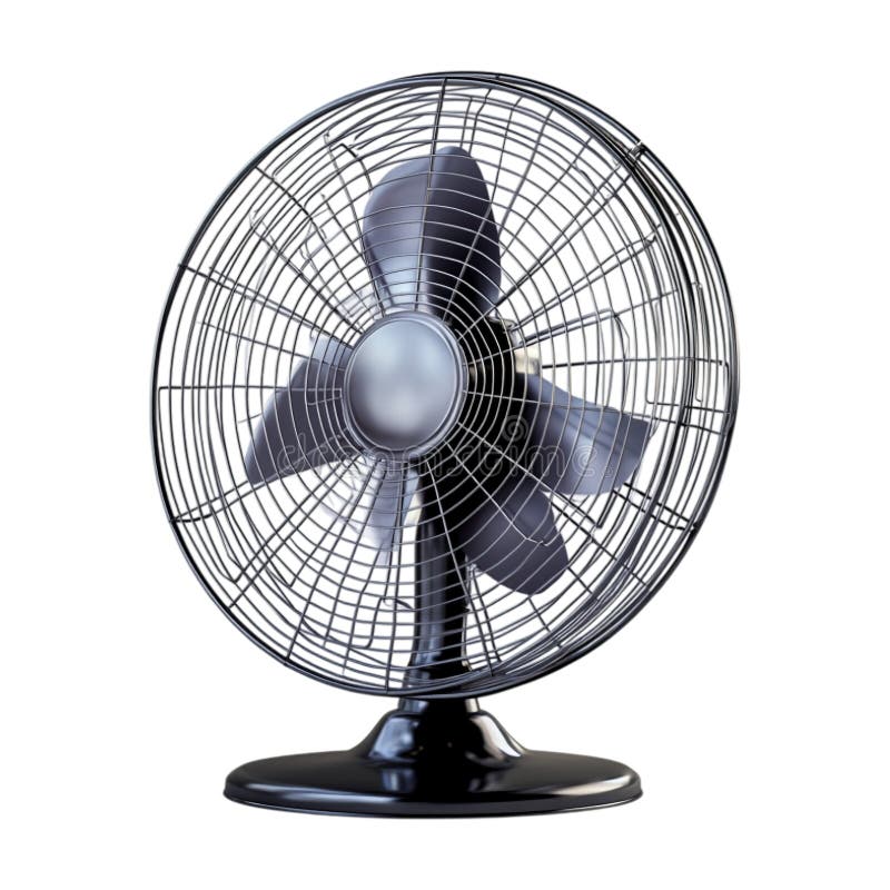 Transparent or PNG Image of Vintage Table Fan Stock Illustration ...
