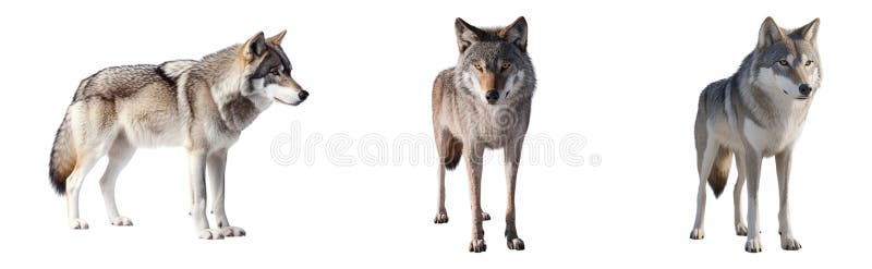 Transparent or PNG Image of Wild Wolf Pack Stock Illustration ...