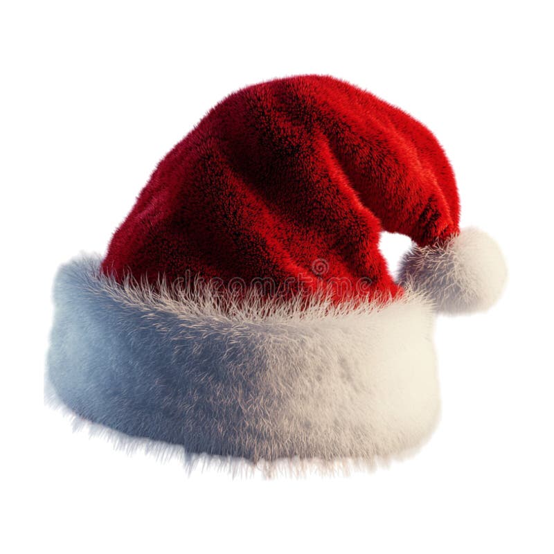 Transparent or PNG Image of Winter Santa Hat Red Stock Illustration ...