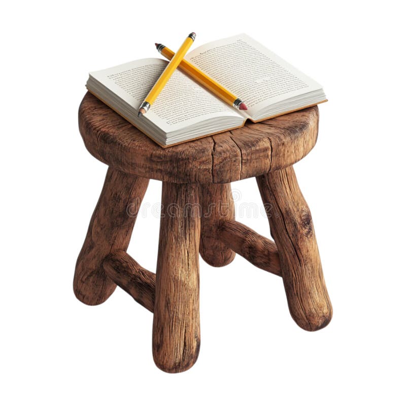 Transparent or PNG Image of Wooden Stool Stock Illustration ...