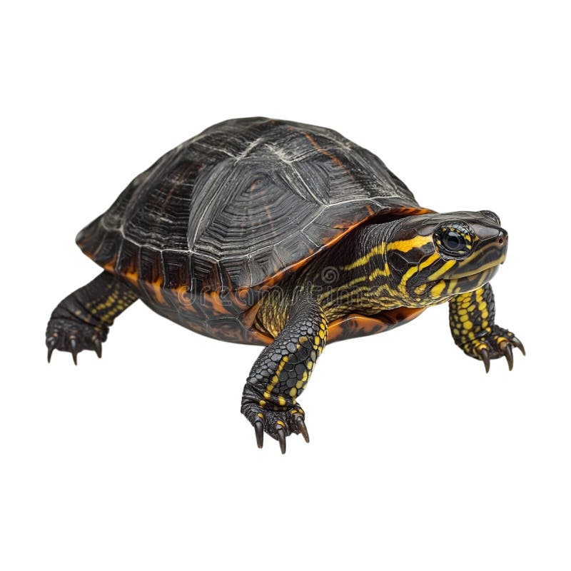 Transparent or PNG Image of a Yellow-bellied Slider Turtle Stock ...