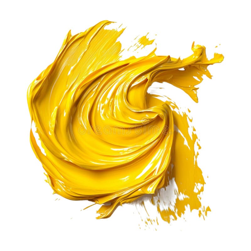 Transparent or PNG Image of Yellow Electricity Bulb with Yellow Paint ...