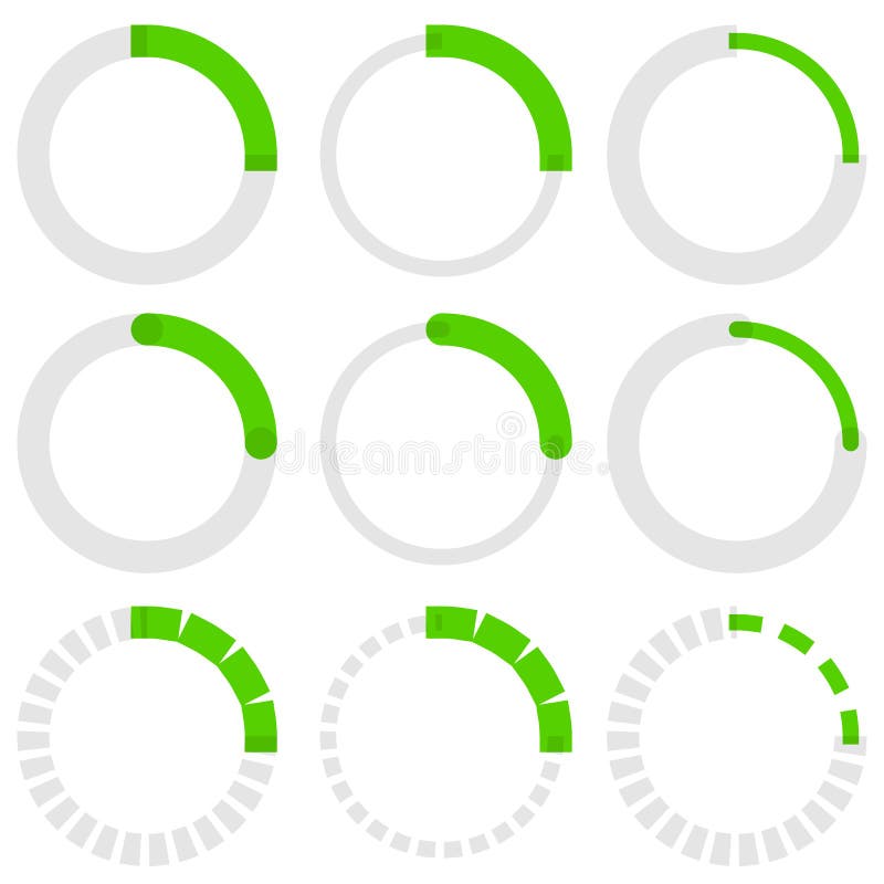 Progress Indicators stock vector. Illustration of design - 34766393