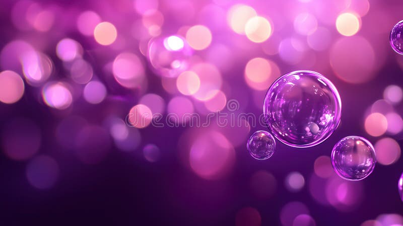Transparent Purple Bubble Background Stock Image - Image of modern ...