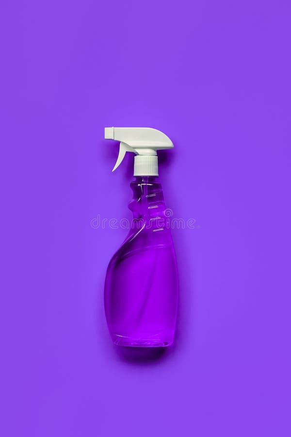 Purple Spray for Hand Sanitizer Stock Image - Image of blue, drink ...