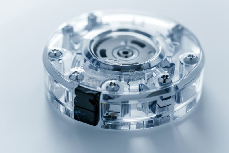 Transparent Push-Button Inner Mechanisms Revealed Stock Illustration ...