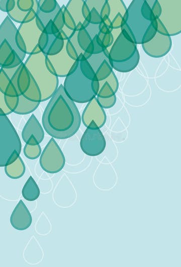 Transparent Rain Drop Background Stock Vector - Illustration of ...