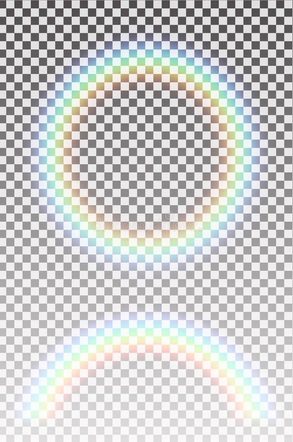 Transparent Rainbow Arc on the Background Stock Vector - Illustration ...