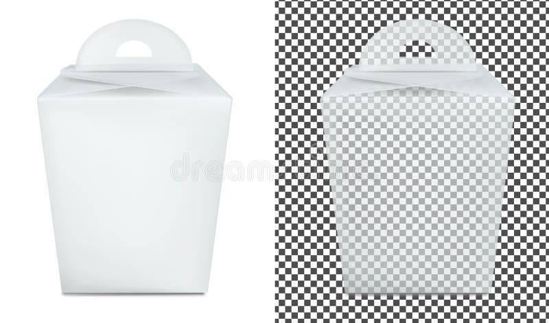 Transparent Realistic Paper Packaging for Sweets and Gifts Stock Vector ...