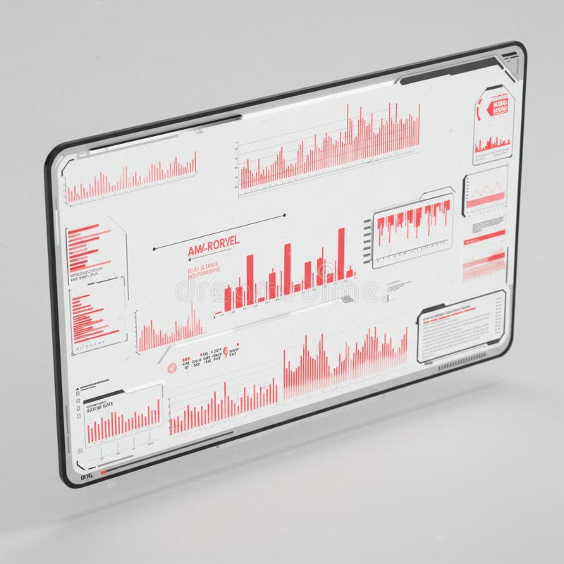 The Interface Displays Various Data Visualizations, Including Line ...
