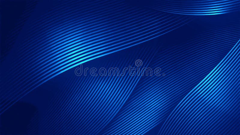 Transparent Line Stroke Shapes in Blue Colors. Stock Illustration ...