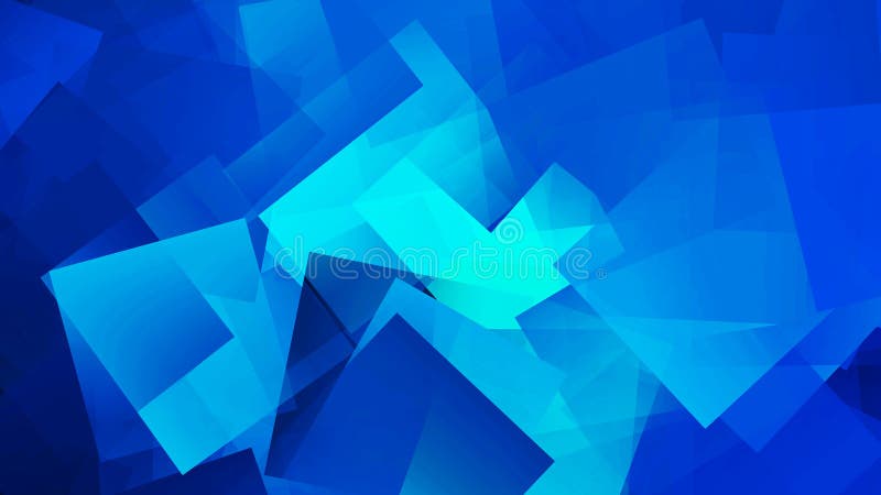 Transparent Rectangular Shapes in Blue Colors. Stock Illustration ...