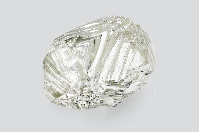 Rough diamond crystal stock photo. Image of finance, mineral - 10000924