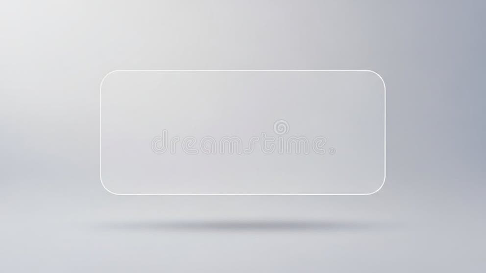 Glass Rounded Rectangle Panel Stock Illustrations – 288 Glass Rounded ...