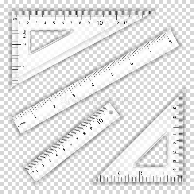 Centimeter Inch and Metric Rulers. Centimeters and Inches Measuring ...