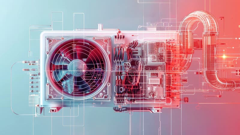 Exploded View of Air Conditioner Components Stock Photo - Image of hvac ... Exploded View of Air Conditioner Components Stock Photo - Image of hvac ...