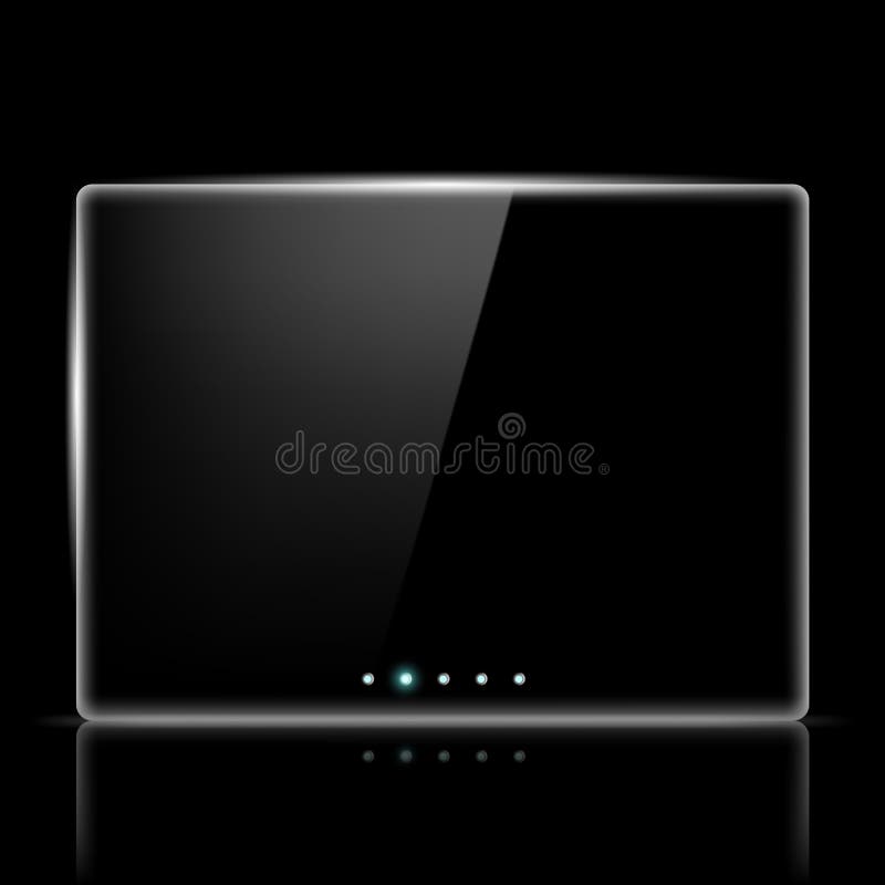 Transparent screen stock vector. Illustration of high - 50934855