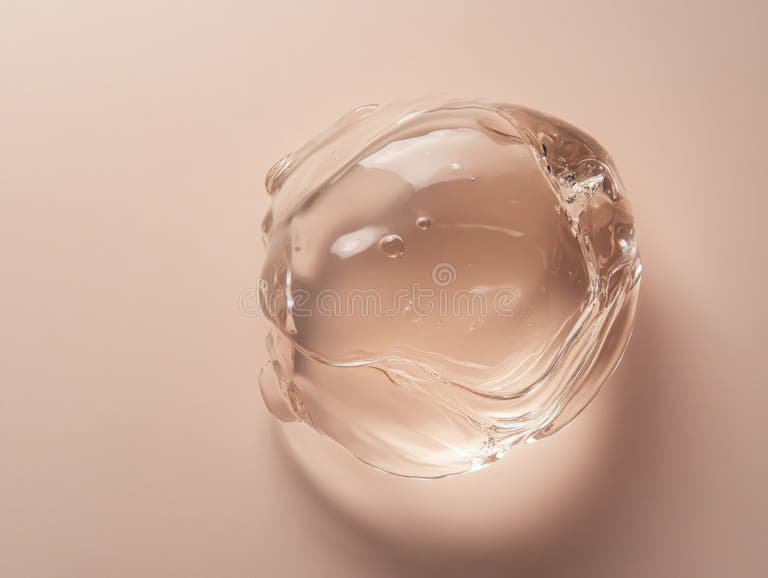 Transparent Sculpture of a Grape-like Form Stock Image - Image of ...