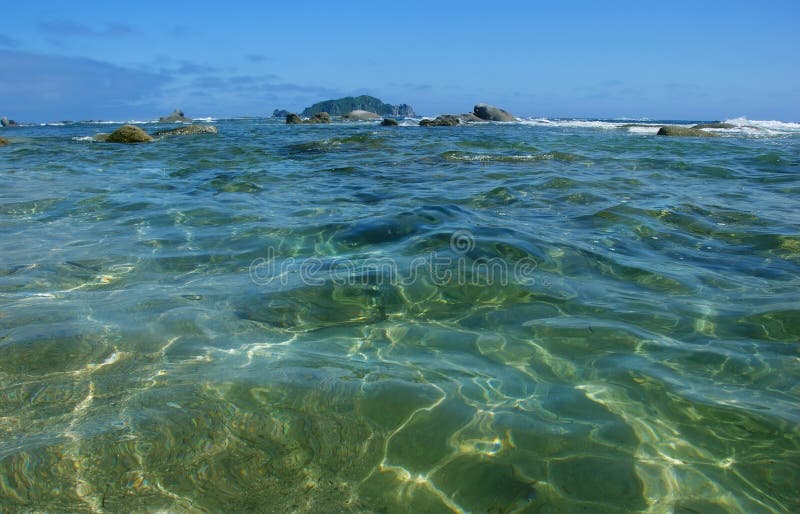 Transparent sea water. stock photo. Image of heaven, distant - 28339514