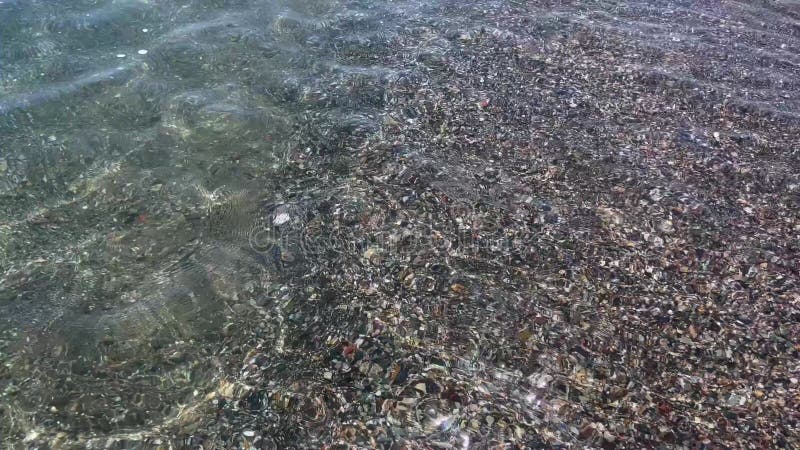 Transparent Sea Water on the Seashore Stock Video - Video of shore ...